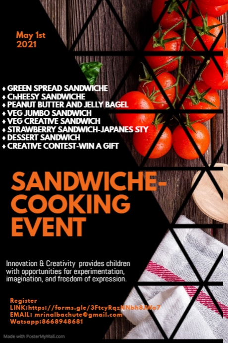 Copy of Cooking Event Flyer Design Template | PosterMyWall