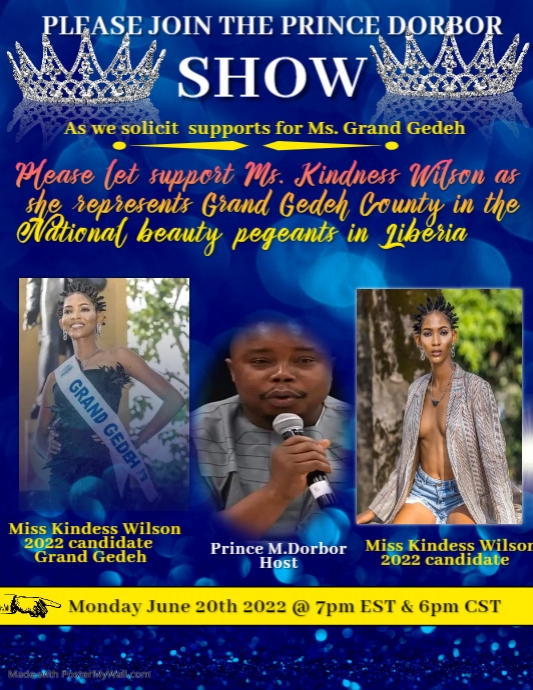 Beauty/Pageant Contest Flyer | PosterMyWall