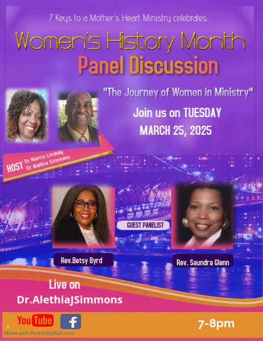 Women's Church Event Conference Template Edit (1) | PosterMyWall