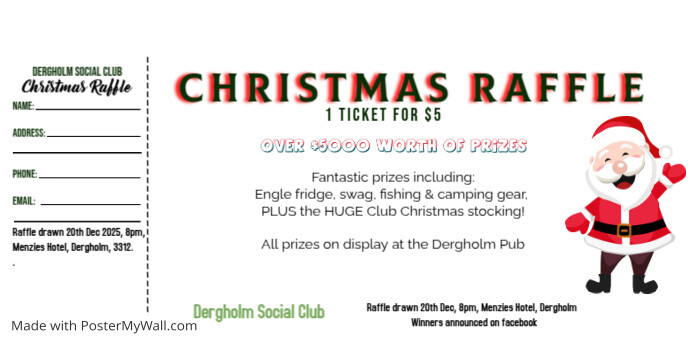 Copy of Christmas Raffle Ticket | PosterMyWall