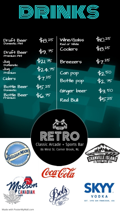 Copy of restaurant, coffee menu digital display | PosterMyWall