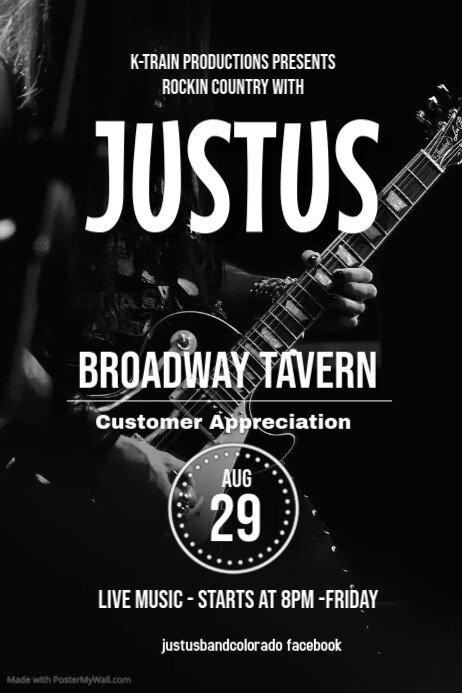 Copy of The band Event flyer template | PosterMyWall