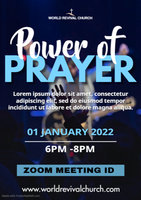 Prayer meeting | PosterMyWall