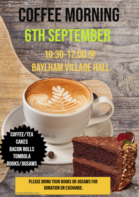 Coffee And Cake | PosterMyWall