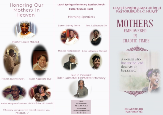 MOTHER DAY BROCHURE 21 | PosterMyWall