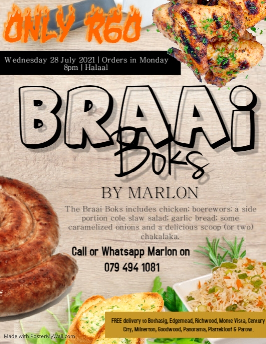 Copy of Braai Template | PosterMyWall