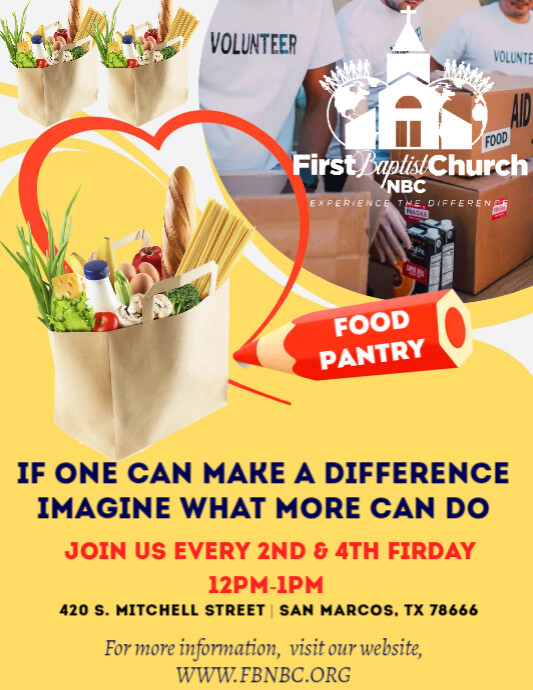 Food drive charity template | PosterMyWall