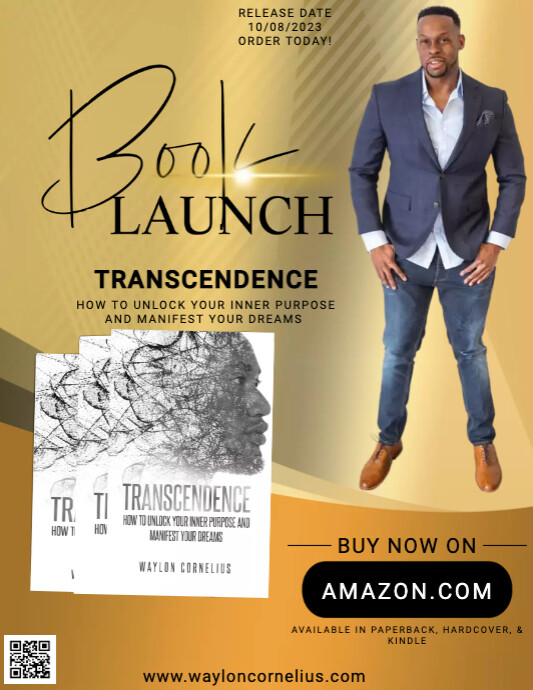 Professional Book Launch Release Event Flyer | PosterMyWall