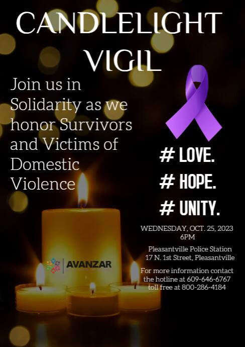 CANDLELIGHT VIGIL FLYER | PosterMyWall