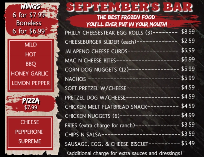 Copy of SB Menu | PosterMyWall