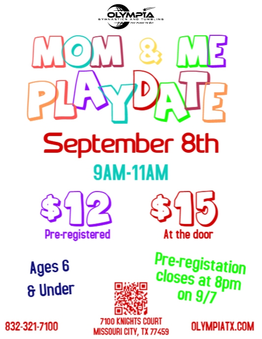 Mom & Tot Playdate | PosterMyWall