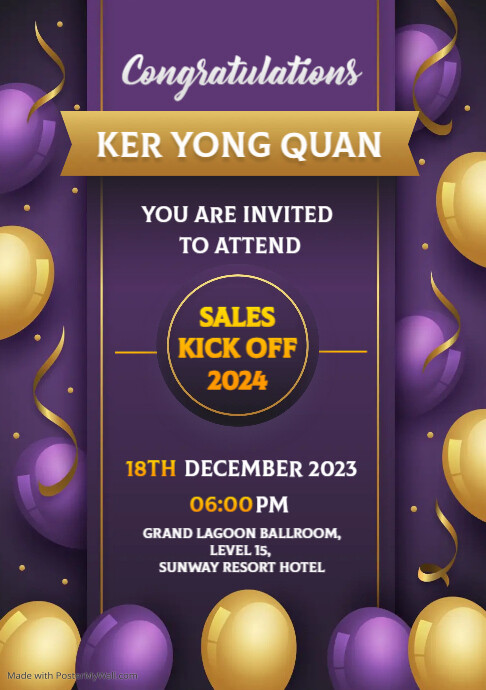 birthday invitation card | PosterMyWall