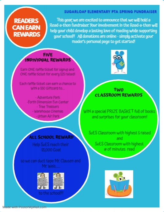 Read a thon Incentives | PosterMyWall