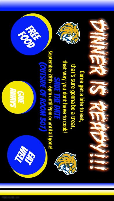 Dinner is Ready Event | PosterMyWall