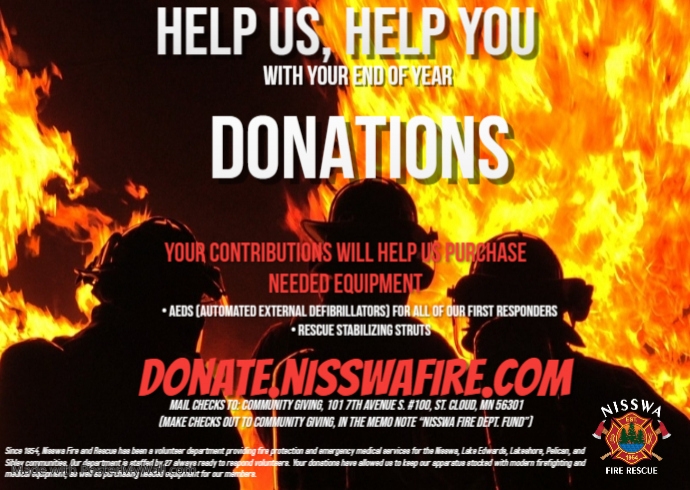 Copy of Copy of Firefighter Charity Event | PosterMyWall