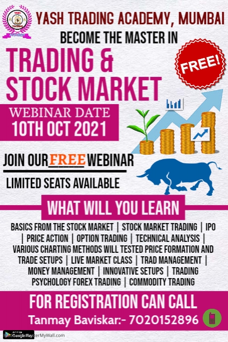 Copy of Online Stock Marketing Course Template | PosterMyWall