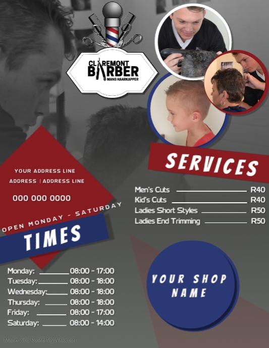 Barber Shop Ad | PosterMyWall