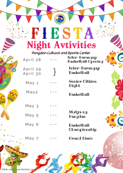 Fiesta Birthday Invitation | PosterMyWall