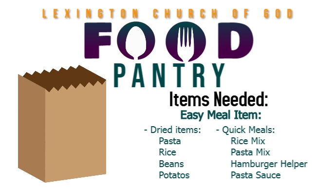 Food Pantry - Week 3 | PosterMyWall
