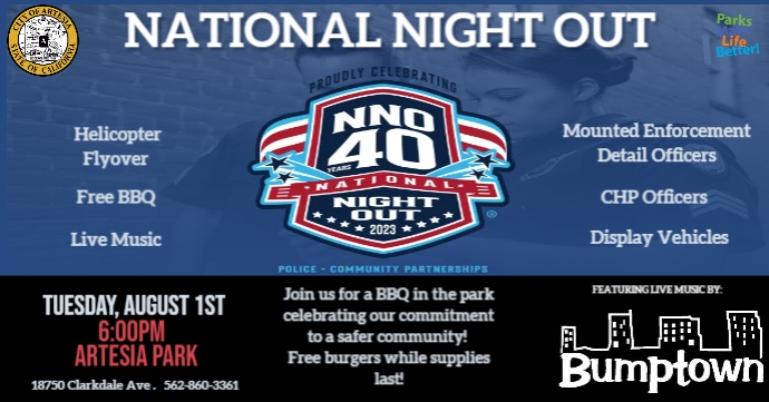 National Night Out 2023 FB Cover | PosterMyWall
