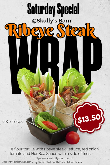 Shawarma Wrap | PosterMyWall