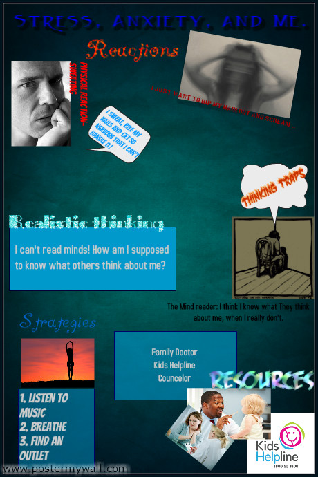 Copy of Stress anxiety and me | PosterMyWall