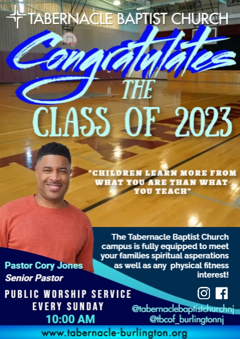 Tabernacle Church Ad for BT Yearbook | PosterMyWall