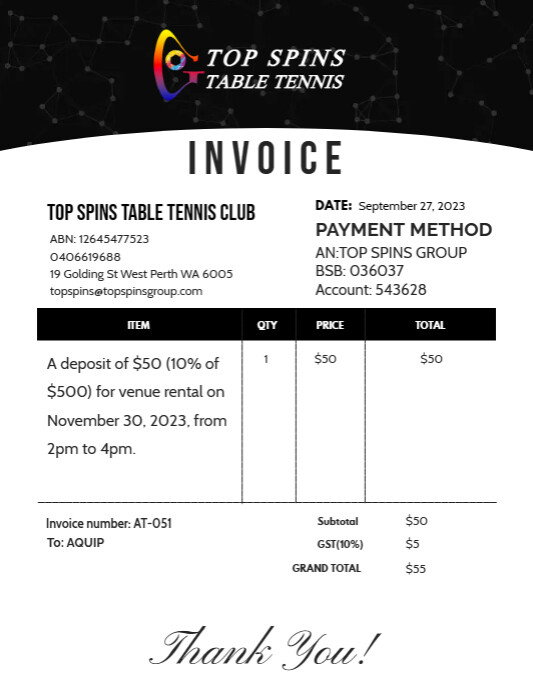 Invoice | PosterMyWall