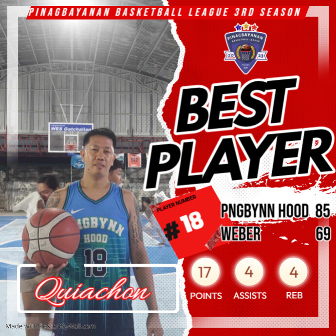 Basketball Player Profile | PosterMyWall