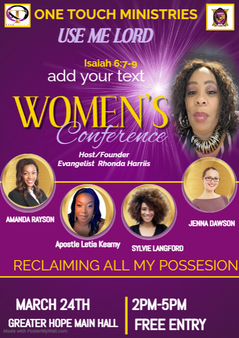WOMENS CONFERENCE | PosterMyWall