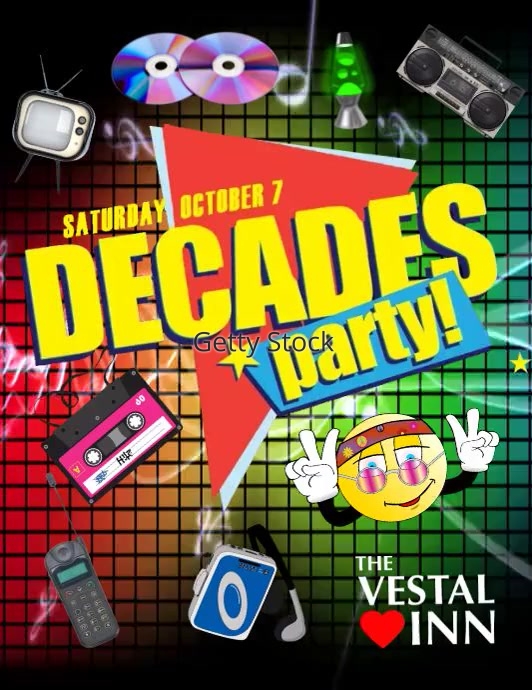 Decades Party FB VIDEO w/ Sound | PosterMyWall
