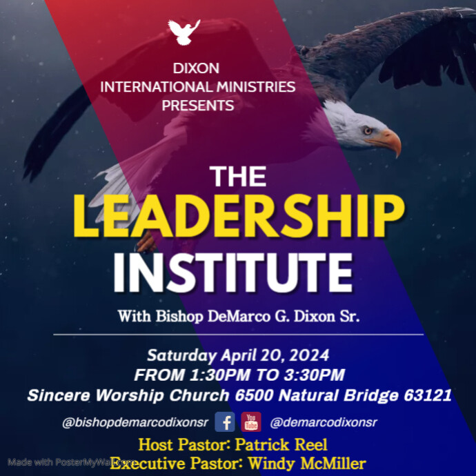 leadership conference flyer template | PosterMyWall