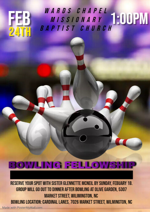 Copy of Bowling flyer | PosterMyWall