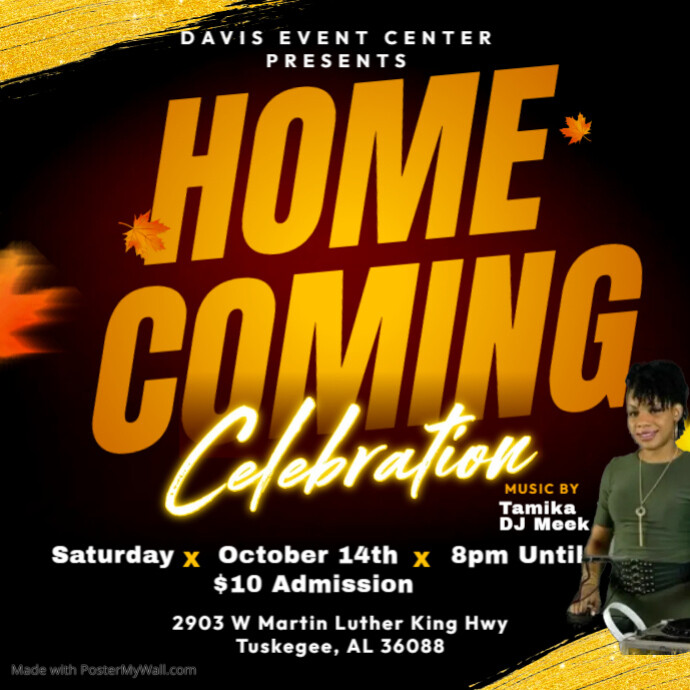Home coming celebration party invite flyer | PosterMyWall