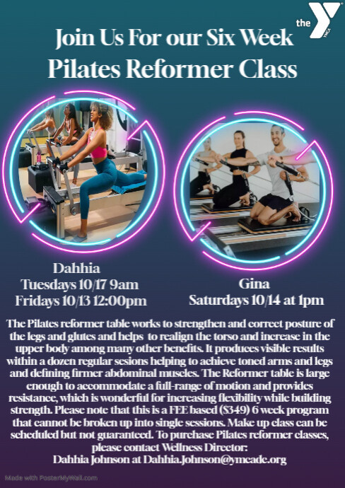 3D Futuristic Modern Pilates Class Advertise | PosterMyWall