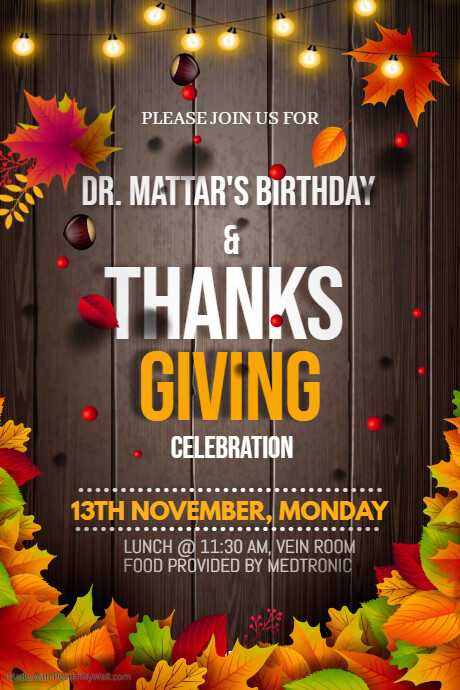 Thanksgiving | PosterMyWall