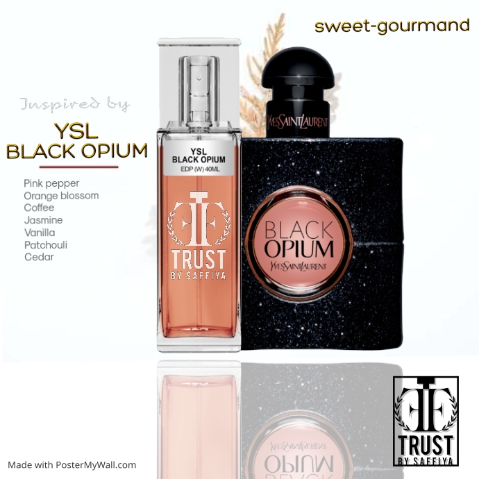 YSL Black Opium | PosterMyWall