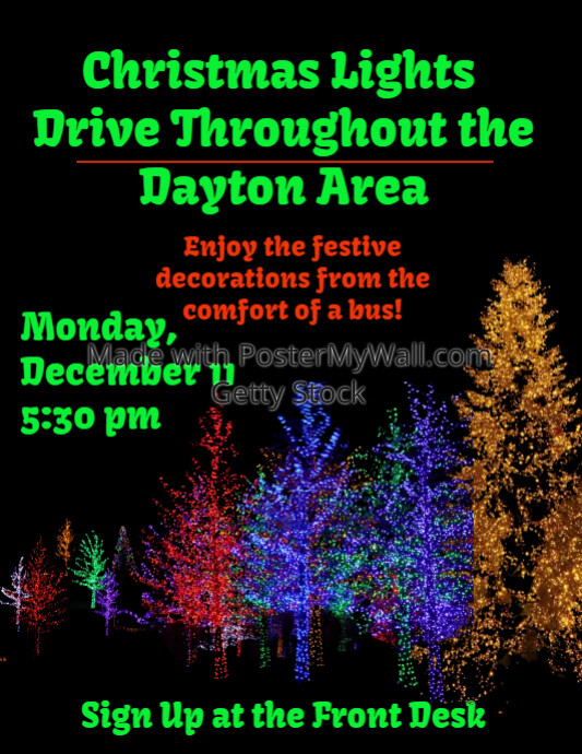 Holiday Tree Lighting | PosterMyWall