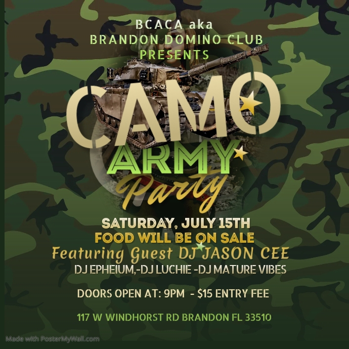 Camo Army Instagram Post | PosterMyWall