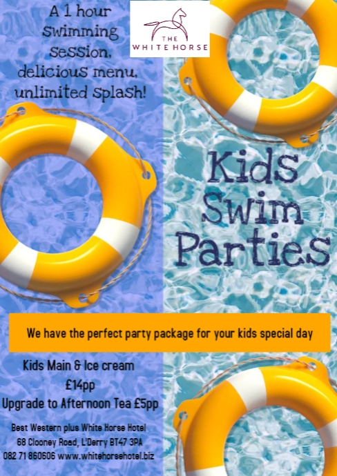 Copy of Swimming Lessons Poster Template | PosterMyWall