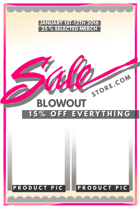 Sale event Template | PosterMyWall