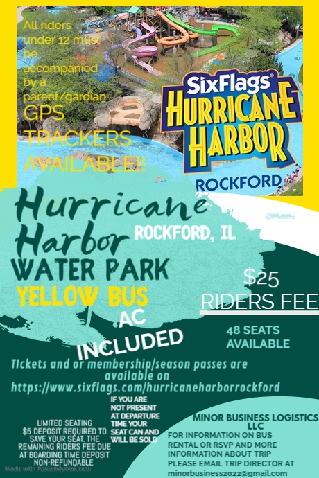 Water Theme Park Flyer Design Template | PosterMyWall