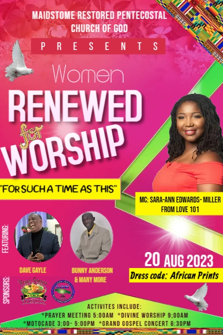 Copy of Women's Prayer Night Conference Template Edit | PosterMyWall