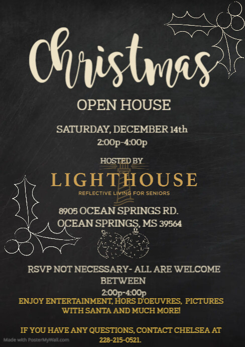 Christmas Open House | PosterMyWall