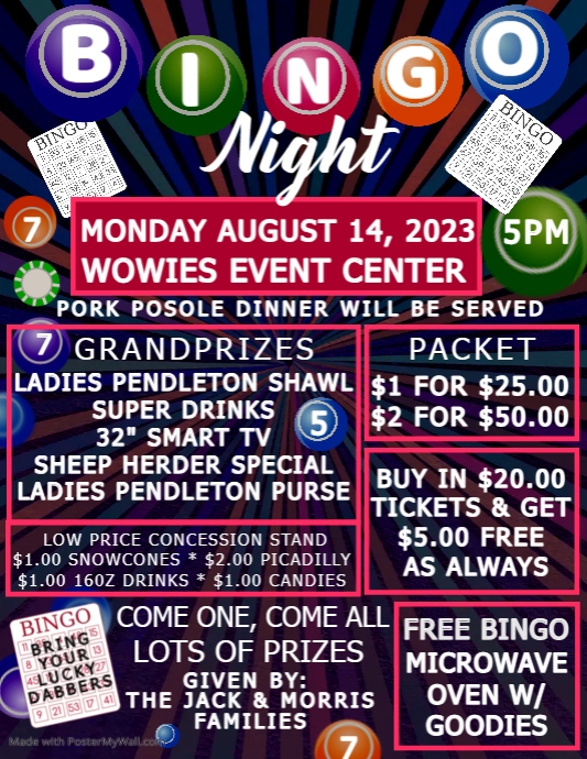Bingo Night Poster | PosterMyWall