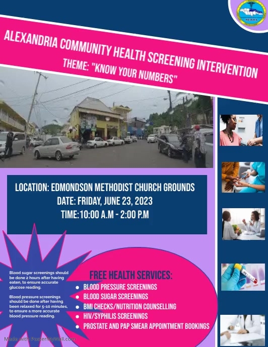 Community Health Fair | PosterMyWall