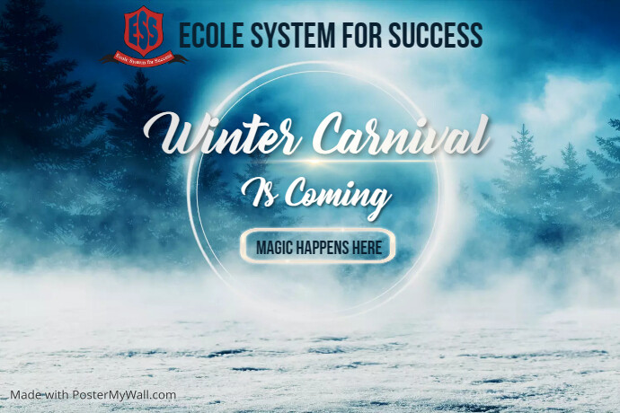 modern winter poster ad design template | PosterMyWall