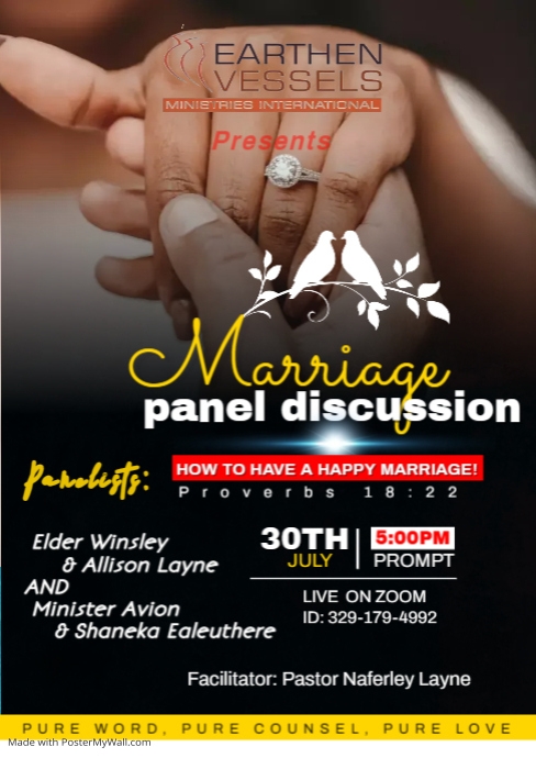 Marriage Seminar Flyer Template | PosterMyWall