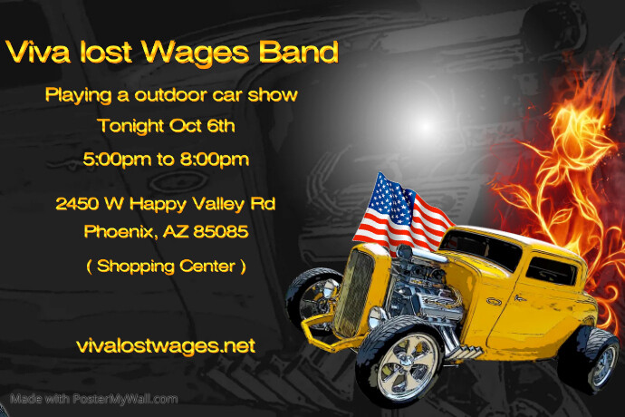 Hot rod show Flyer | PosterMyWall