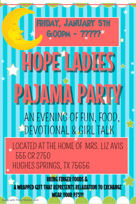 Copy of Sleepover | PosterMyWall